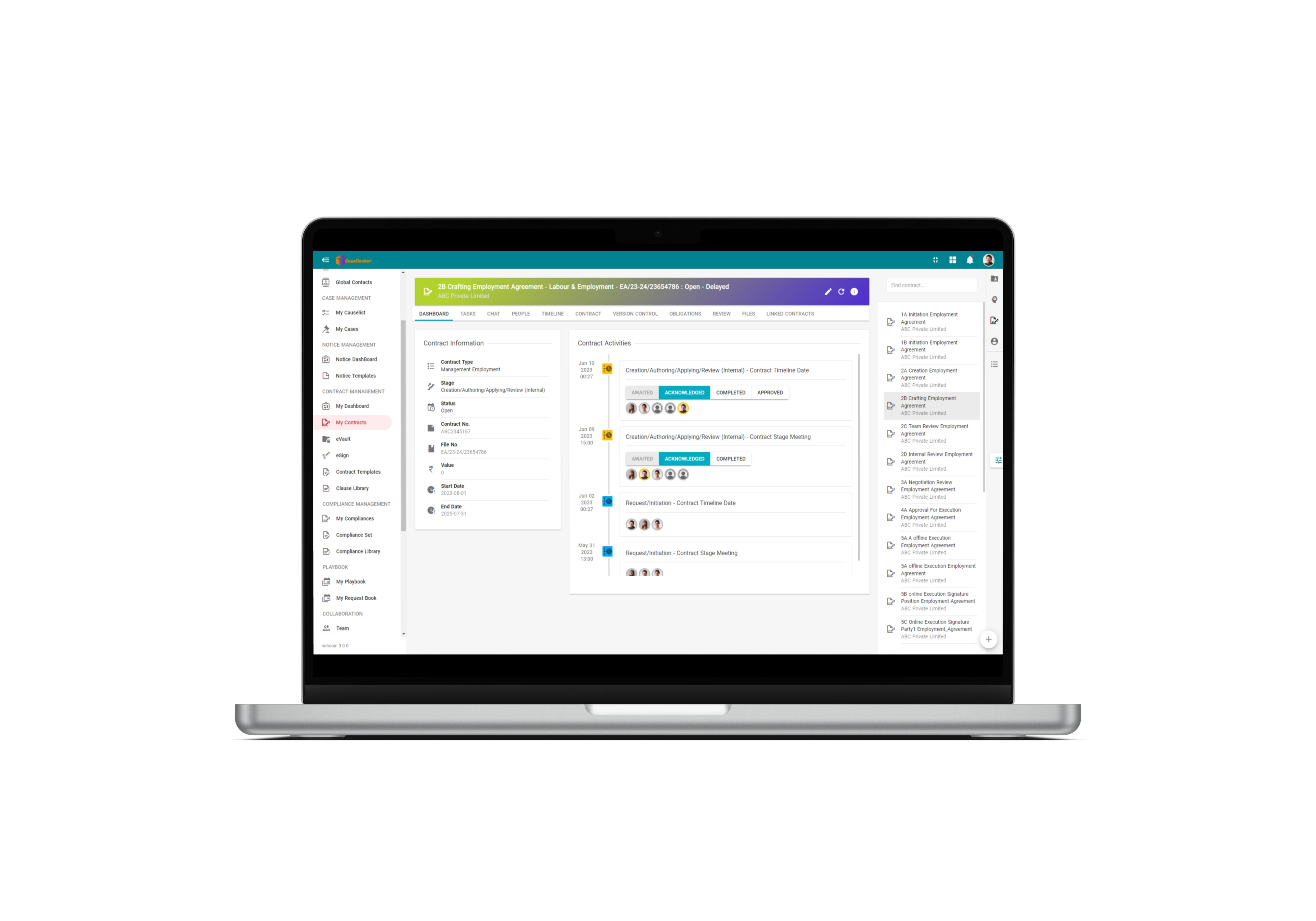 Contract Management Portfolio - Legal Contract Management Solution ...